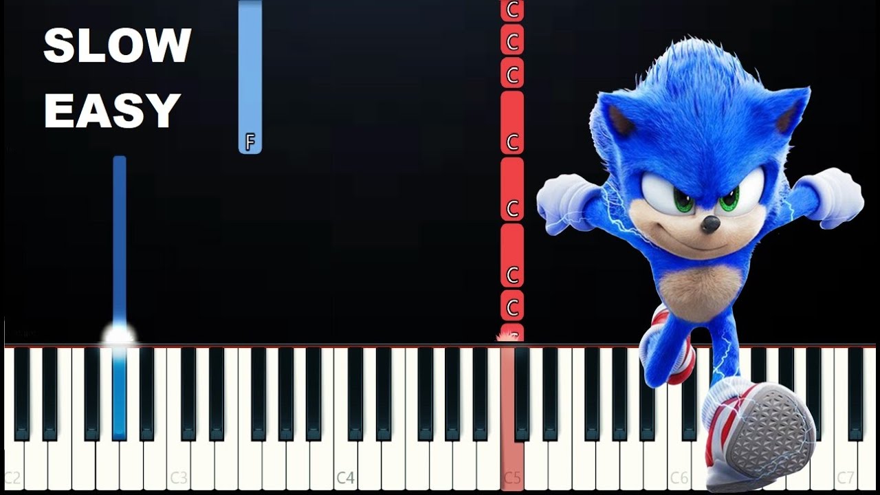 NerdOut - Gotta Go Fast (SLOW EASY PIANO TUTORIAL) - YouTube