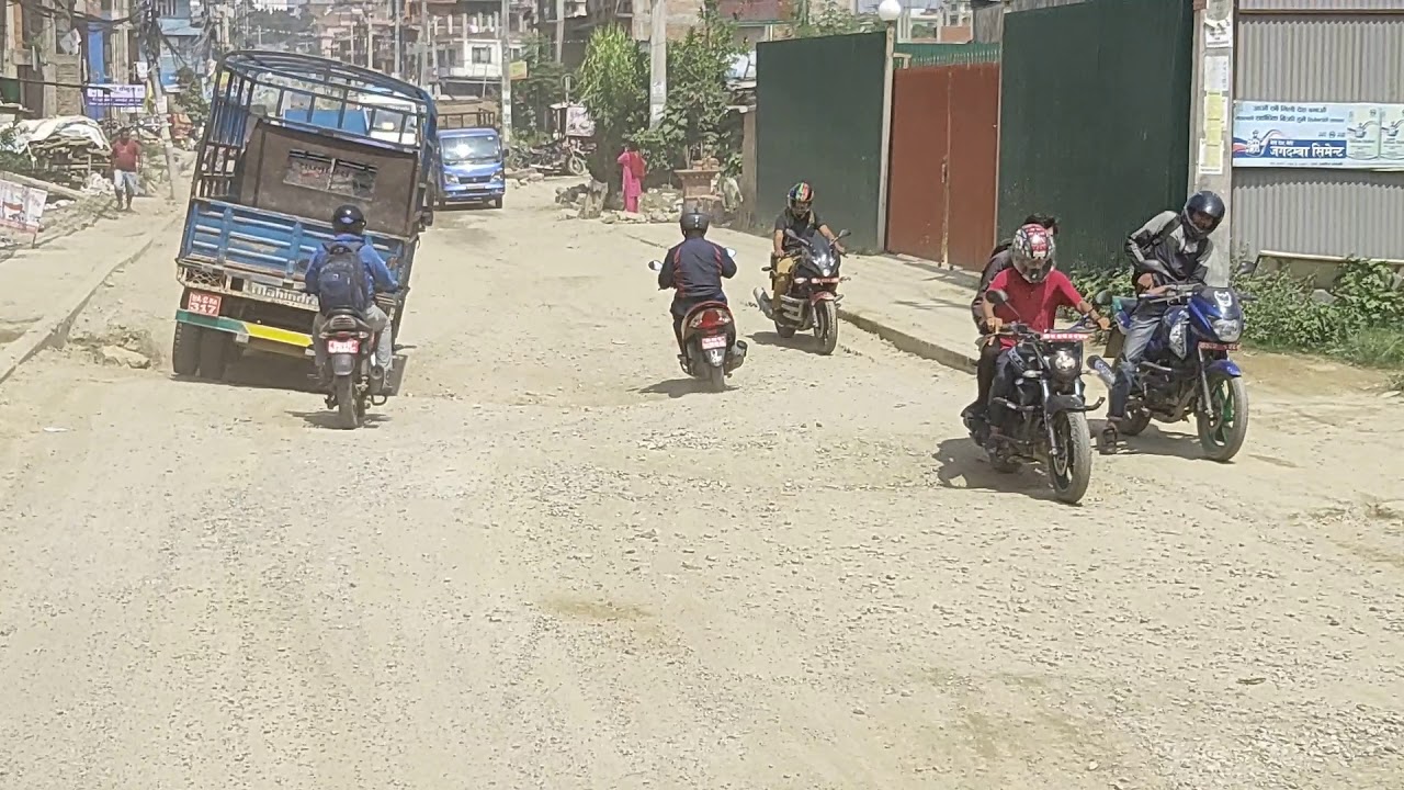 Condition of bhaktapur road - YouTube