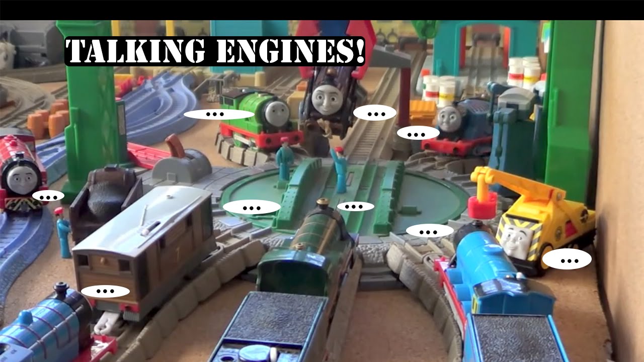 Thomas & Friends Trackmaster Talking Stephen at the Steamworks! - YouTube