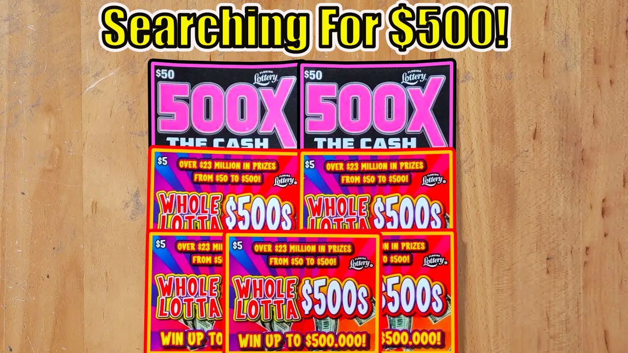 Can We Find A $500 Winner?! 500X The Cash & Whole Lotta 500's Florida ...