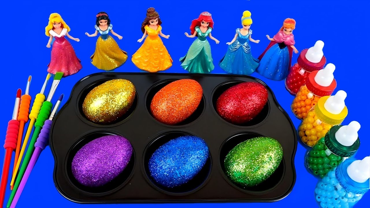 Satisfying Video - DIY How to make Rainbow Slime Candy Frozen Elsa ...