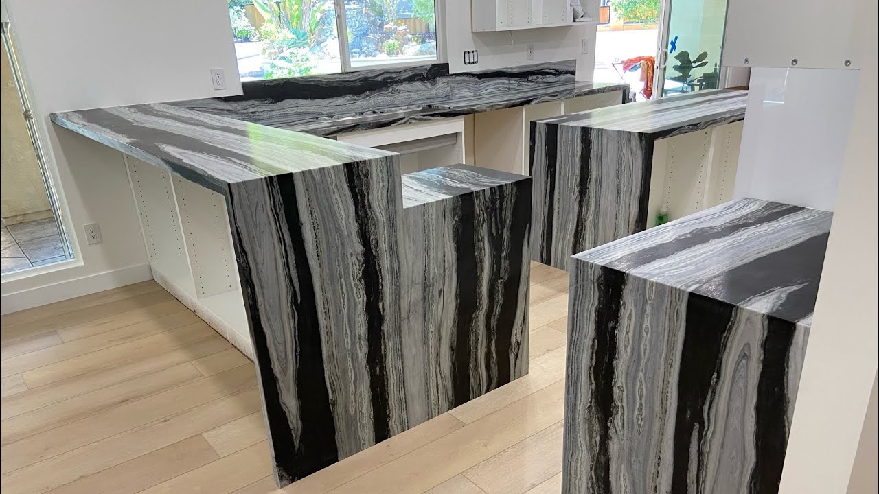 Granite Fantasy Zebra Satin Vein Match #kitchen #countertop #interiors ...