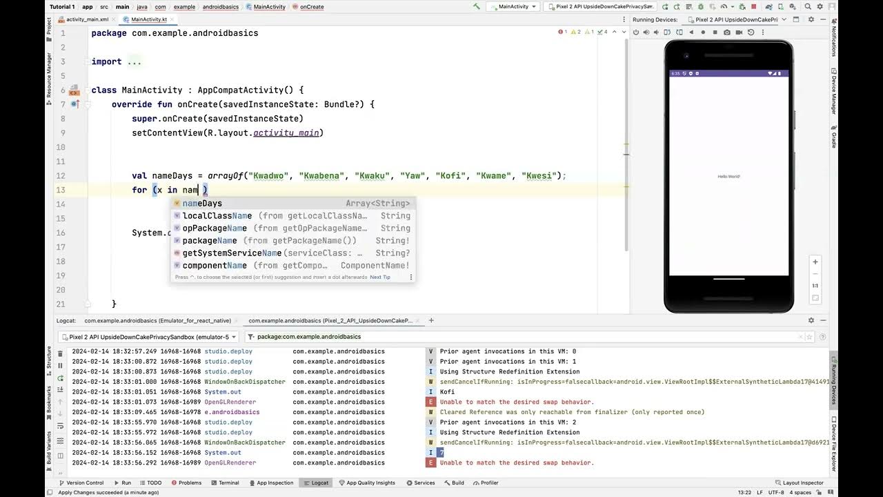 Kotlin Tutorials 3 Arrays - YouTube