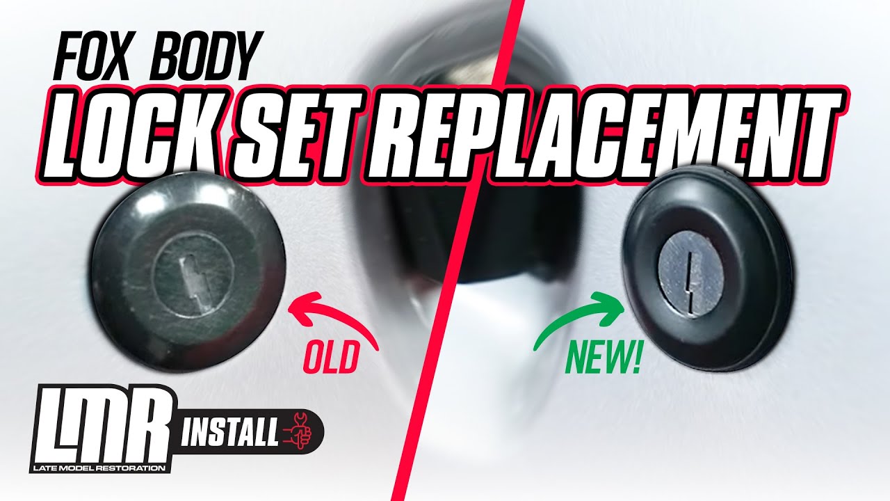 Fox Body Mustang Lock Set (Door & Trunk/Hatch Lock Cylinders) | Removal ...