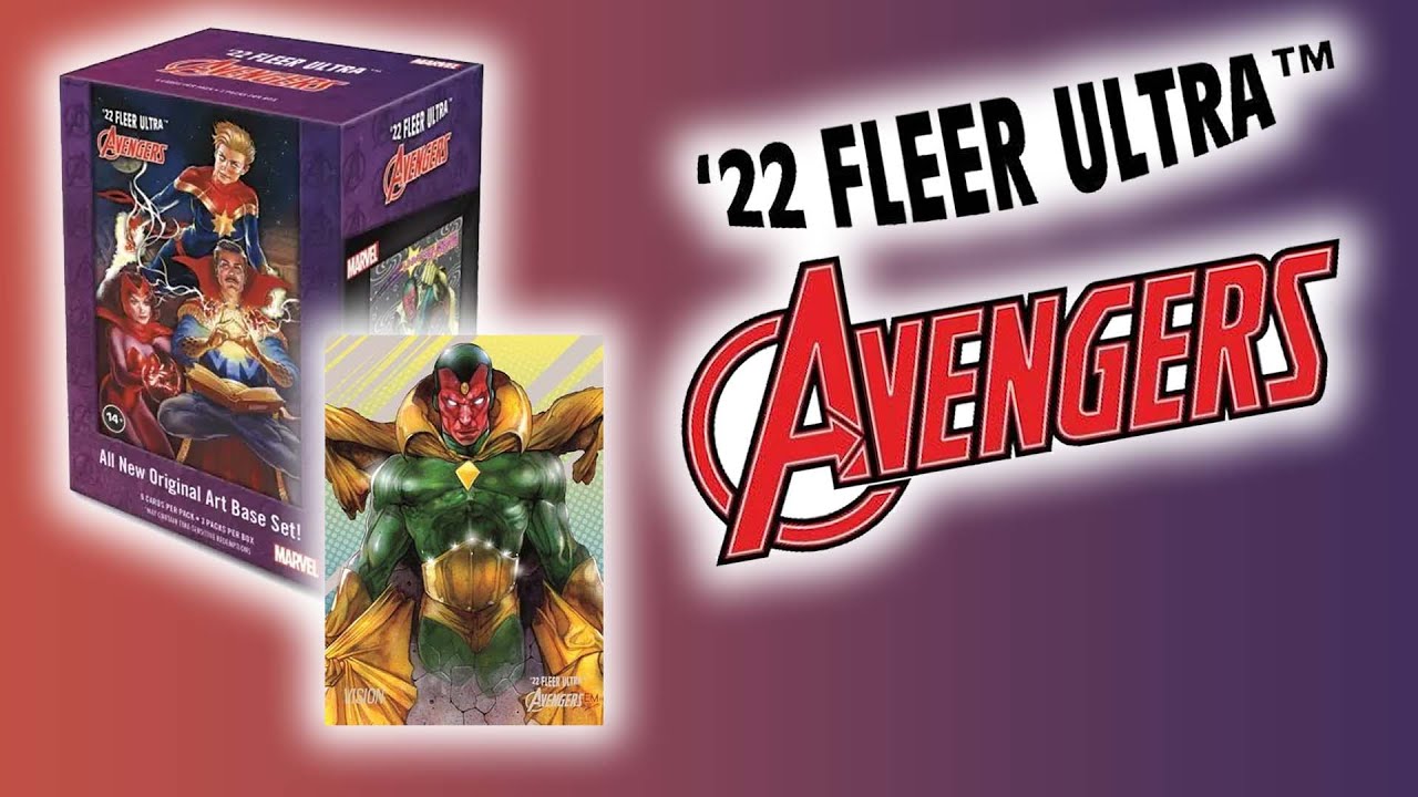 Marvel 22 Fleer Ultra Avengers (Blaster Box) - YouTube