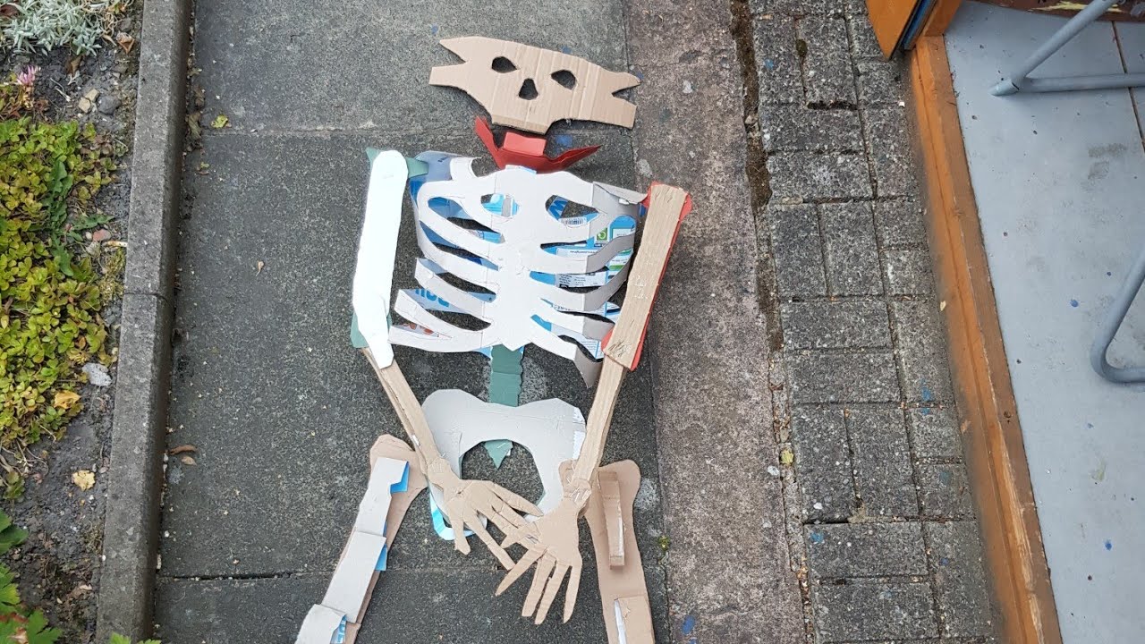 How To Make A Skeleton Using Paper Mache Part 1 Of 3 YouTube How To Make A Skeleton Using Paper Mache Part 1 Of 3 YouTube