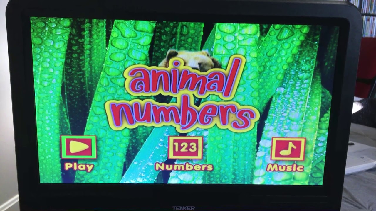Animal numbers dvd menu - YouTube