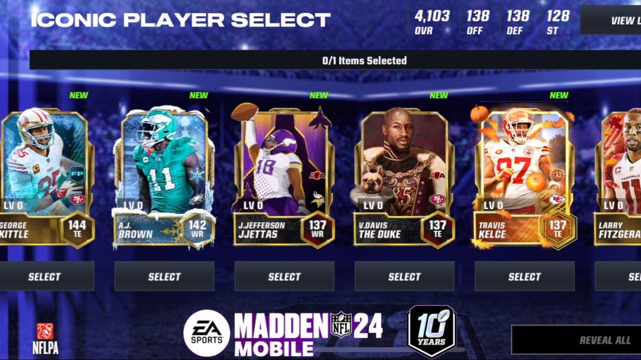 ea sent me ANOTHER FREE ICONIC SELECT PACK! (Madden Mobile 24) - YouTube