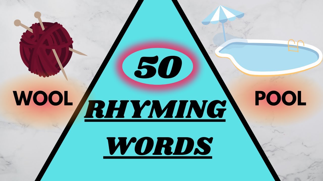 Four Letter Rhyming Words || Rhyming Words || 50 Rhyming Words For Kids ...