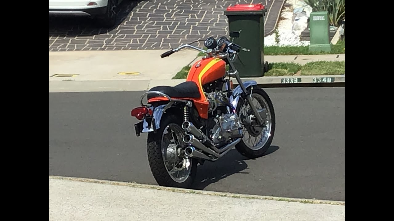 1973 Triumph X75 Hurricane ride. - YouTube