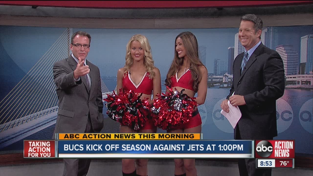 Abc Action News Weekend Edition Tampa Bay Bucs Cheerleaders Join Us