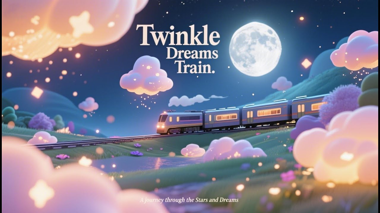 🚂 Twinkle Dreams Train | Calming 3D Cartoon Lullaby for Kids & Babies ...
