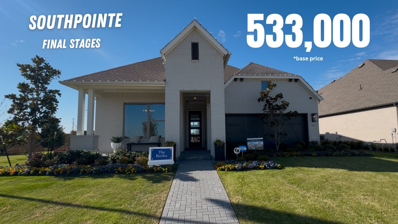 Tour Inside the beautiful BAYLESS model Home near Dallas | Mansfield ...