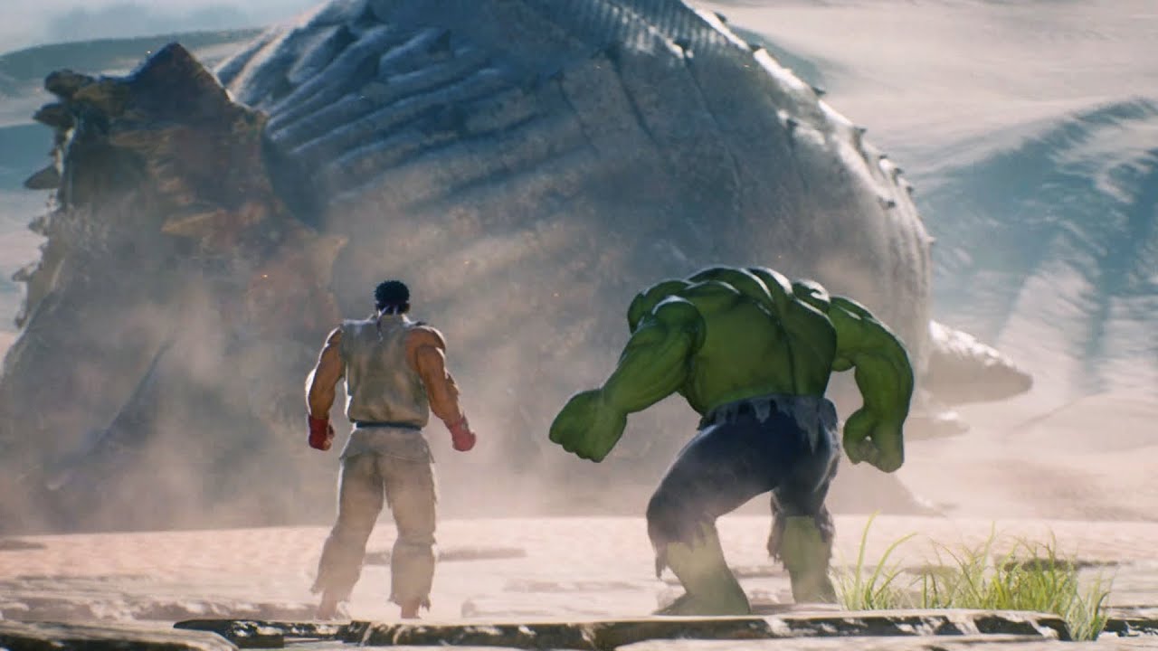 Hulk & Ryu vs Monster Dah'ren Mohran (Story Mode) - Marvel vs Capcom ...