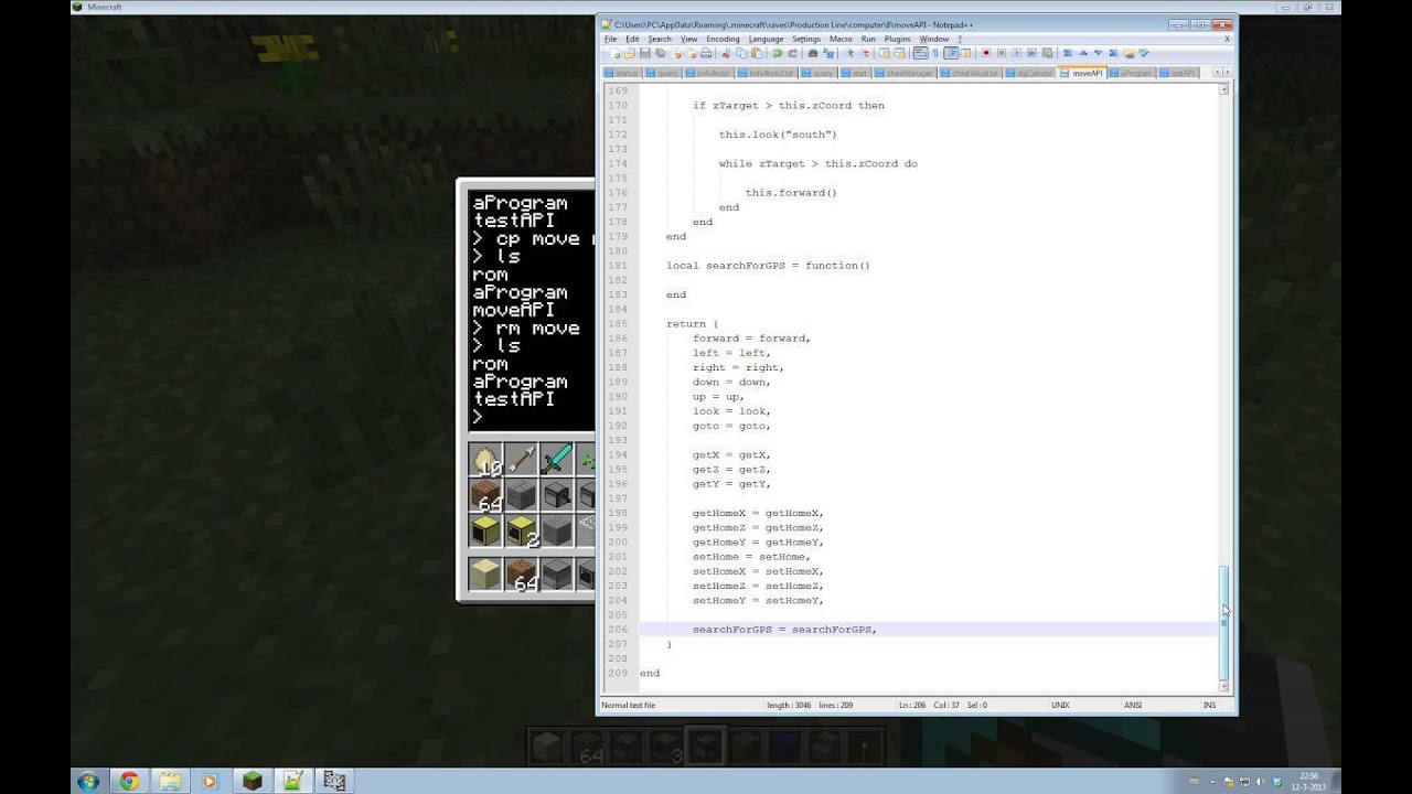 Computercraft - API's [3] - Expanding the API - YouTube