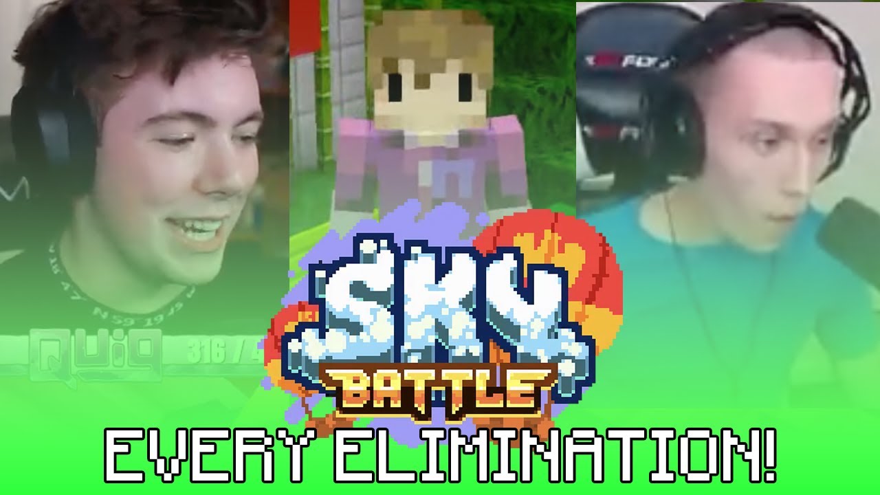 MCC 16 Sky Battle - Every Elimination - YouTube