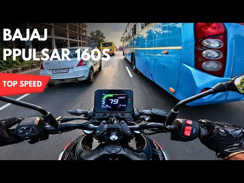 Bajaj Pulsar N160S Top Speed Stability - Road: Rain: Sports: Off-road Mode Test