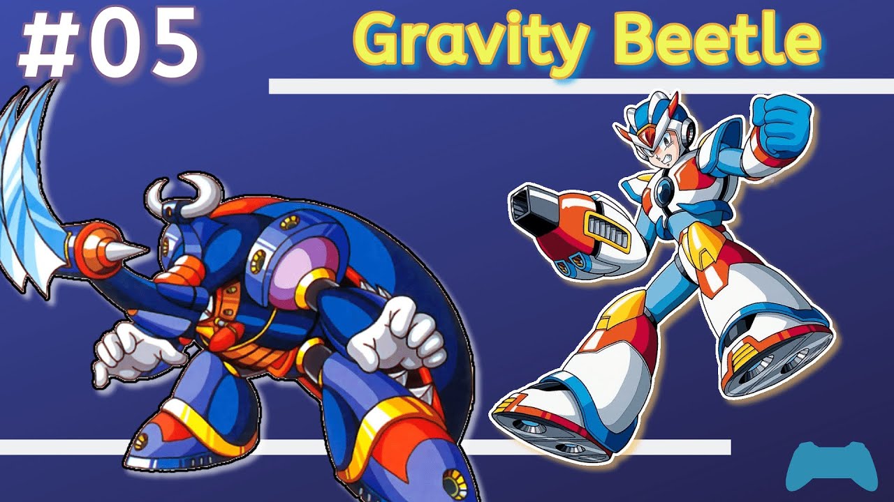 Megaman X3 #5 | Gravity Beetle - Encontro com Bit e Mais uma Ride Armor ...