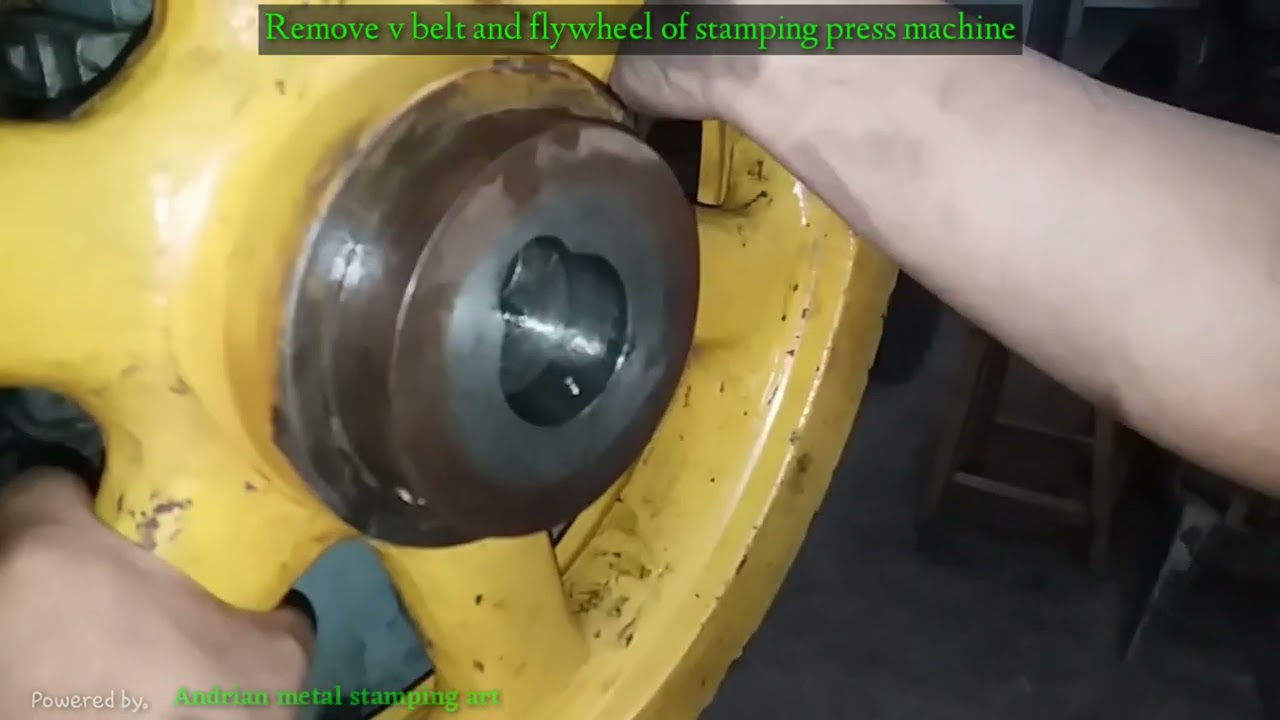 Power press stamping machine repair || replace the press machine ...