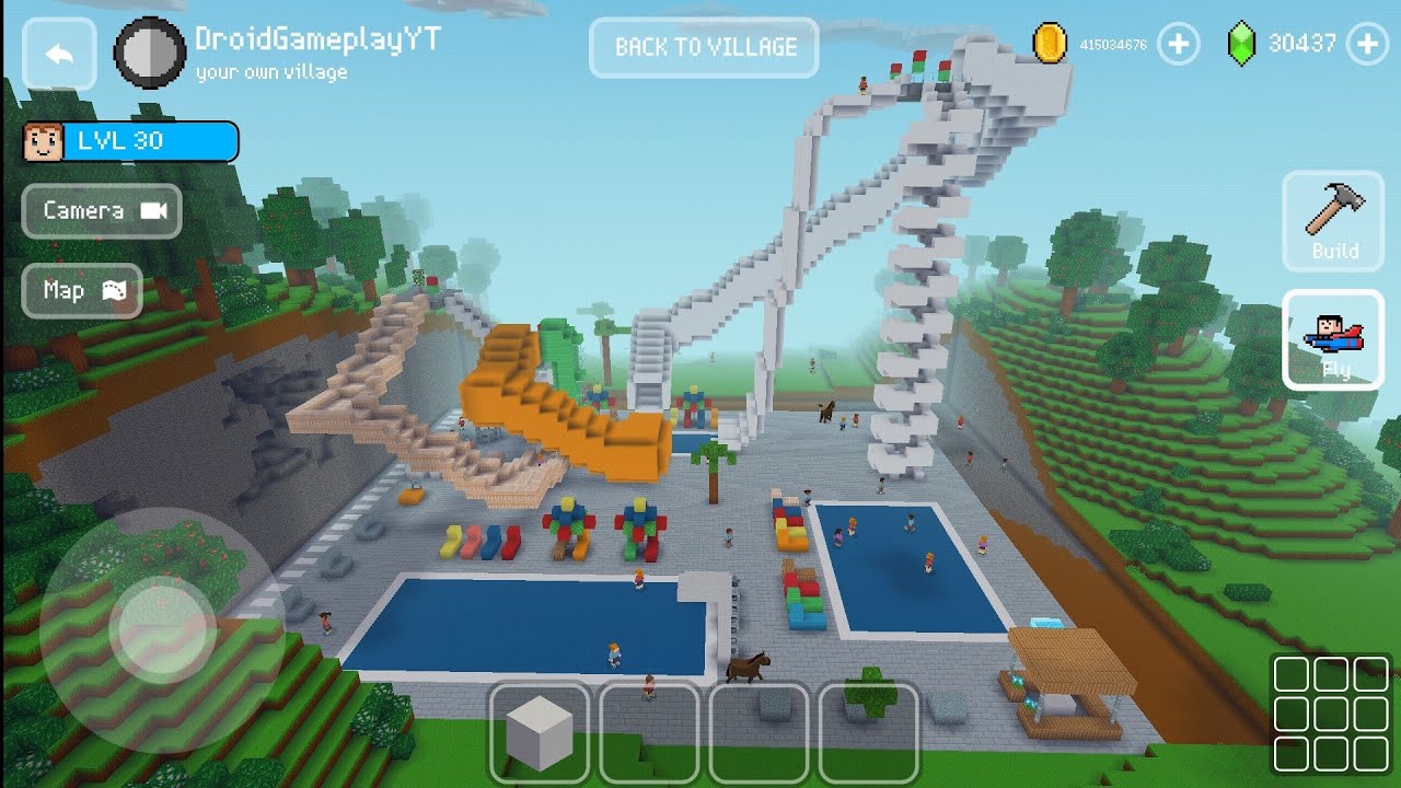 Water Park - Block Craft 3d: Building Game - YouTube