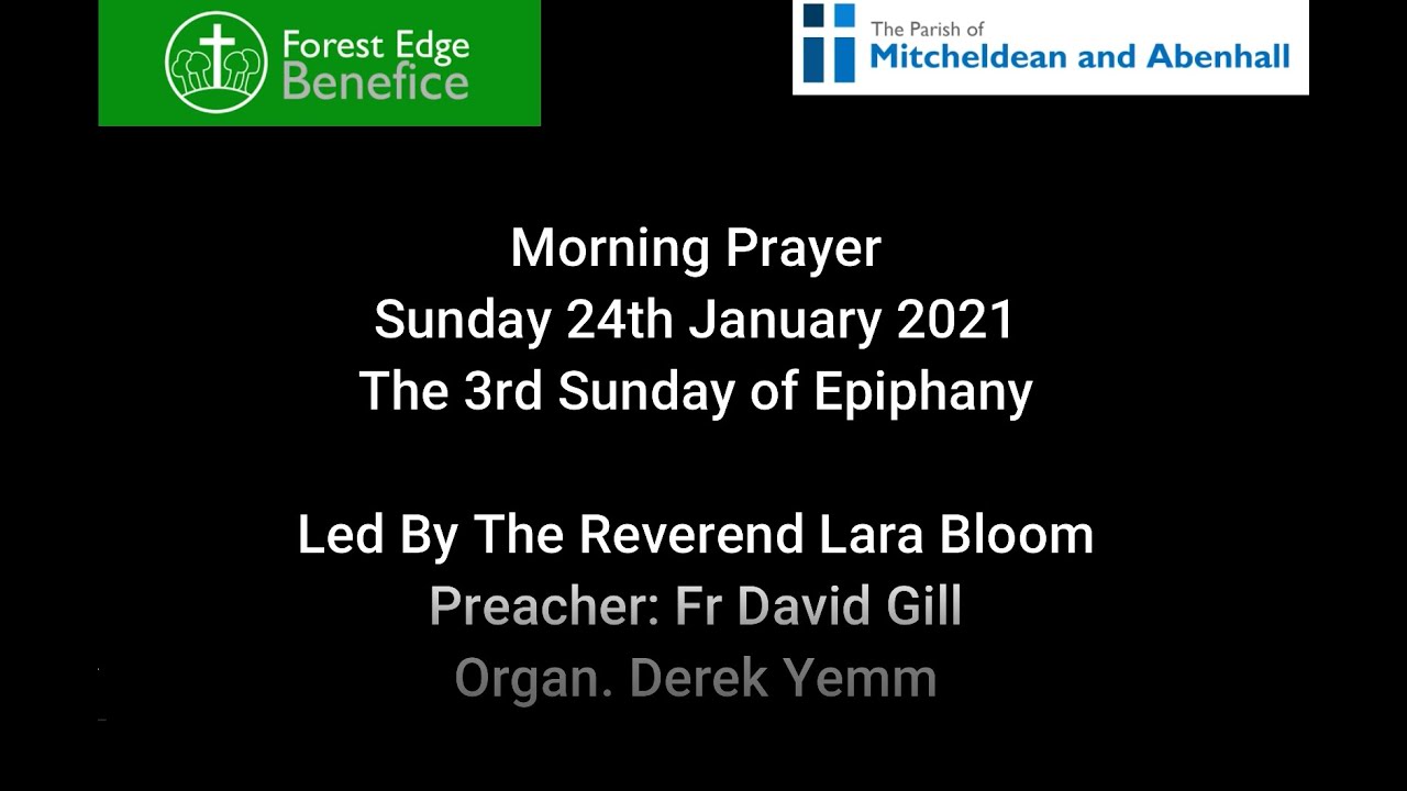 Morning Prayer for Sunday 24th January 2021 - YouTube