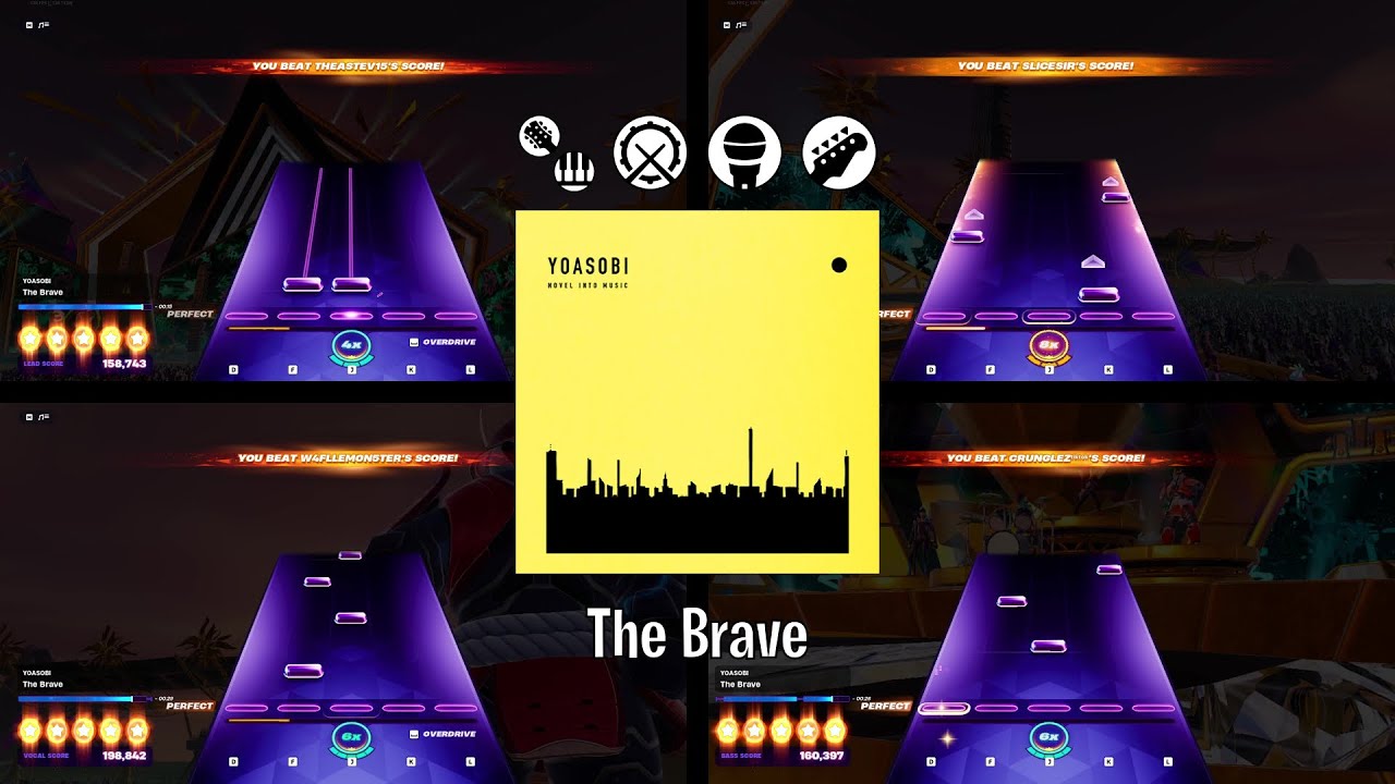 The Brave | All Tap Mode Instruments | Expert Flawless | Fortnite ...