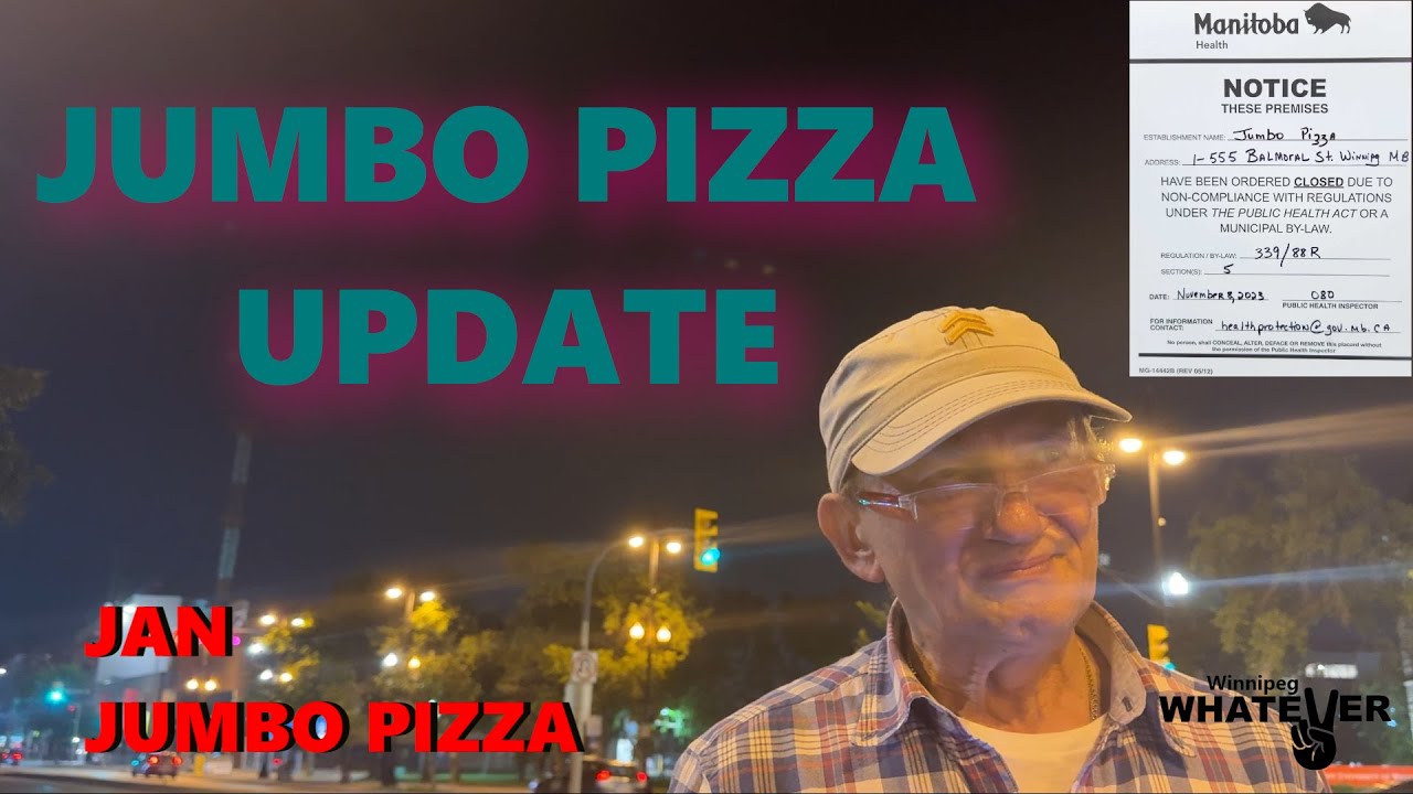 RIP JUMBO PIZZA AFTER 33 YEARS ...UPDATE FROM OWNER : JAN #winnipeg # ...