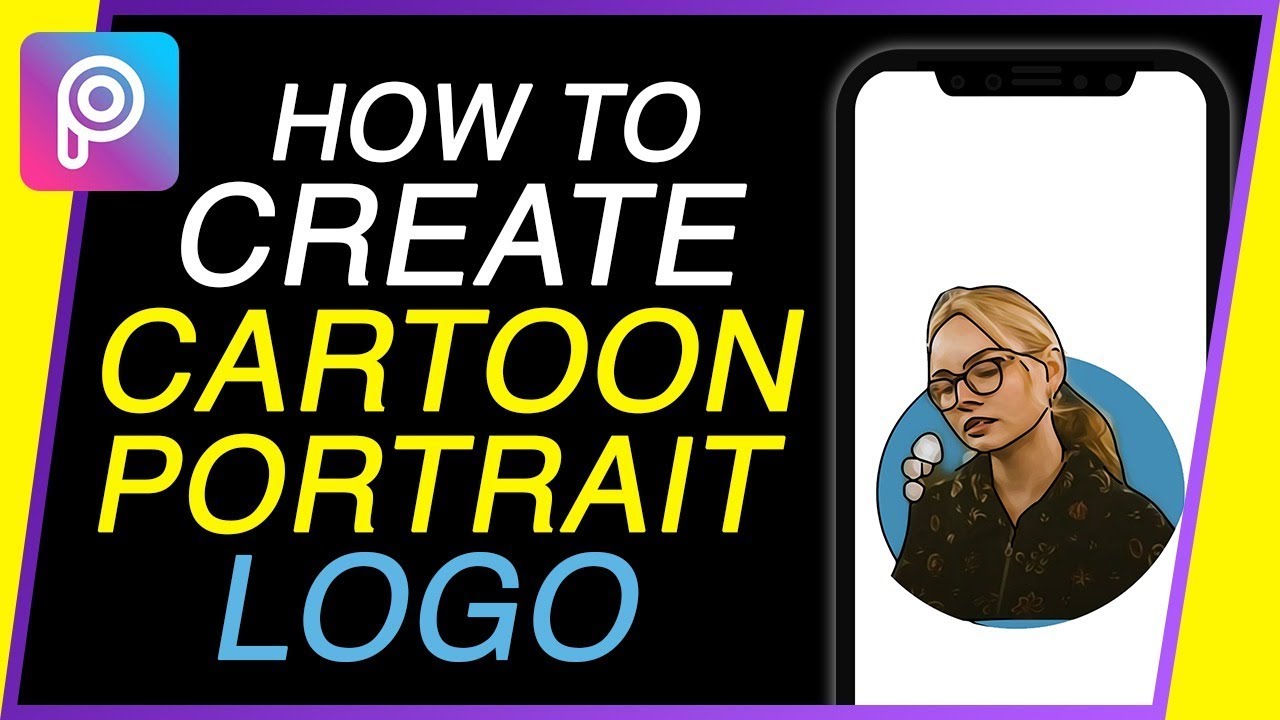 How To Create Cartoon Portrait LOGO - YouTube