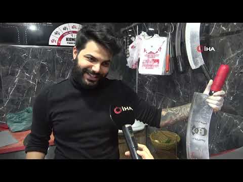 Hataylı kasap 1 dakikada kağıt kebabı hazırlıyor