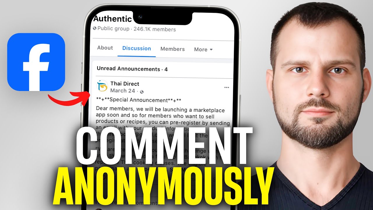 How to Comment Anonymously on Facebook Group | Turn On Anonymous Post ...