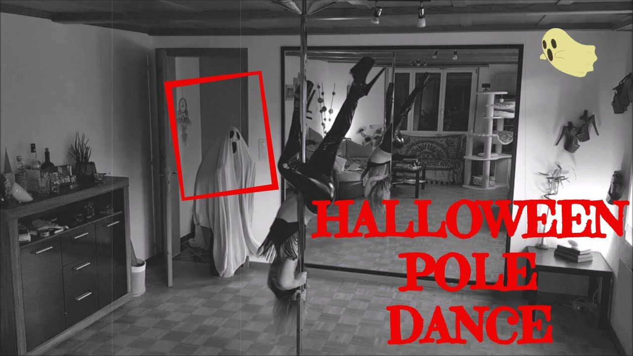 Creepy Pole Dance: Ghost Halloween Dance - With Outtakes And Funny ...