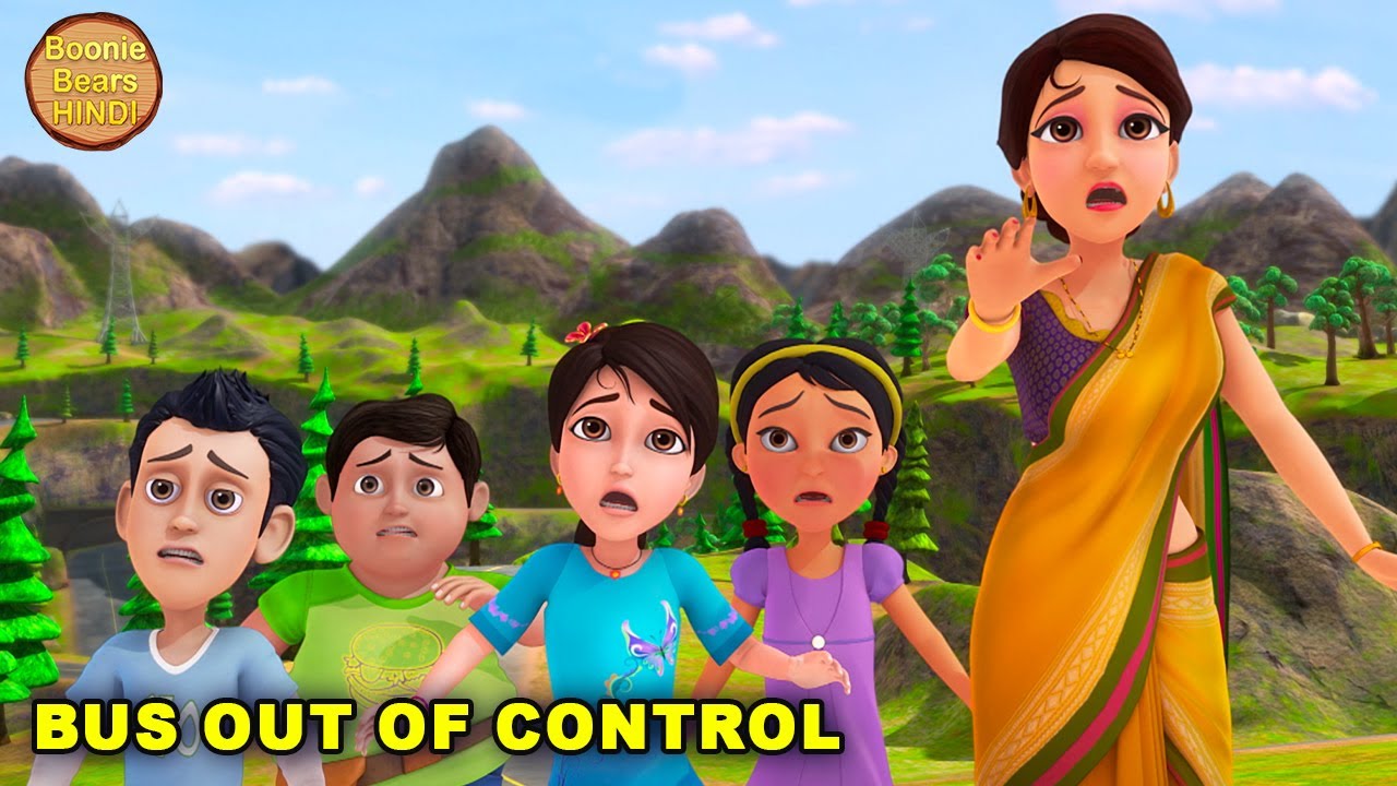 Bus Out Of Control | Shiva Ep 7 | Shiva Action Cartoon | New Animated ...