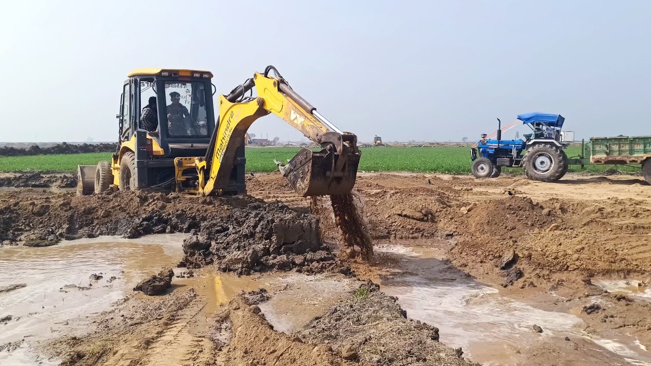 Mahindra JCB machine | ardh master machine | bacco loader video | JCB ...