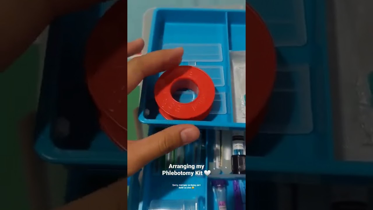 Arranging my Phlebotomy Kit 🤍 - YouTube