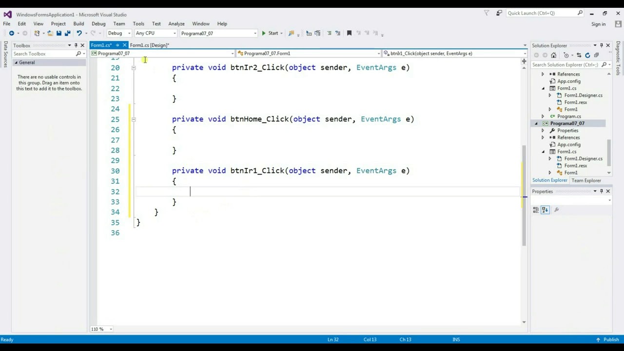 USO DE PANEL EN C# - YouTube