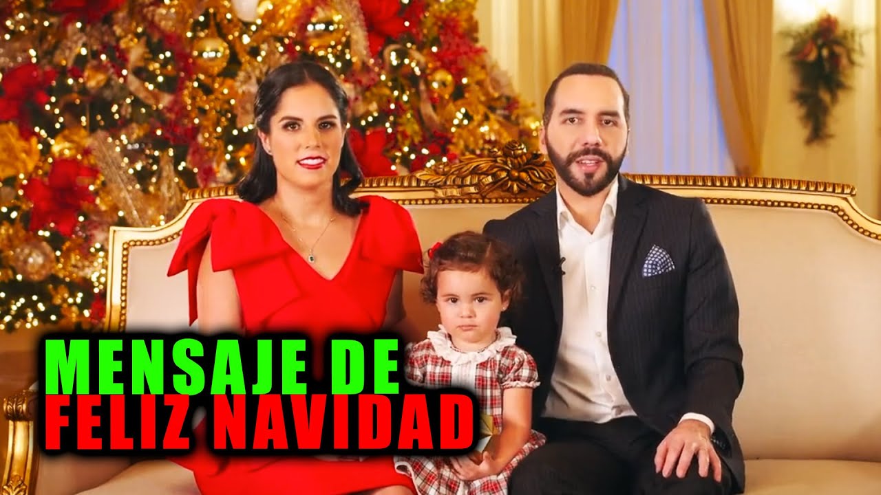 Mensaje de Navidad de la Familia Bukele - YouTube
