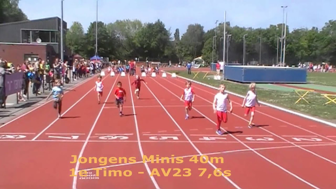 Mini-Pupillen 40m Sprint Series Pupillen Competitie 17-05-2014 AV1923 ...