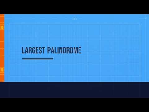 Largest Palindrome || LitCoder Solutions Python Contest 2- CS - YouTube