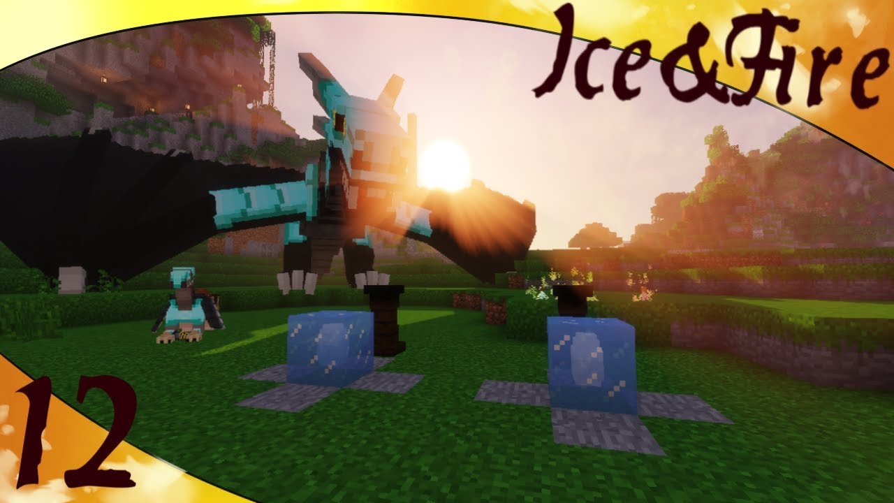 BABY DRAGONS + WORKING ON THE BASE | Minecraft Ice and Fire - YouTube