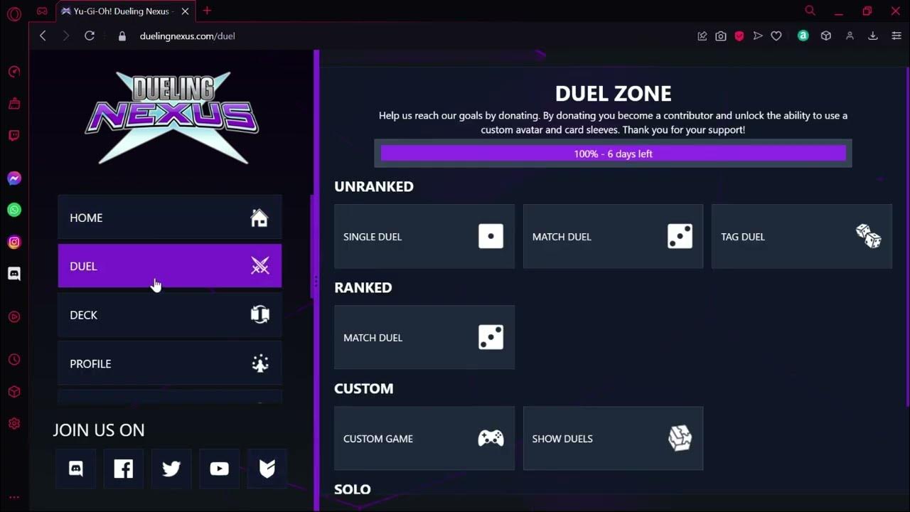 making new friends on Yugioh dueling nexus - YouTube