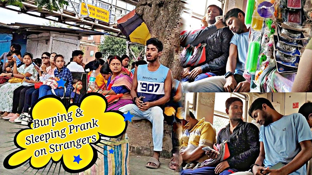 Burping & Sleeping Prank On Strangers || NHDS Prank - YouTube