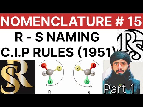 NOMENCLATURE # 16 || R S NAMING|| CIP Rules #bs #mphil #ms #mdcat2025 # ...
