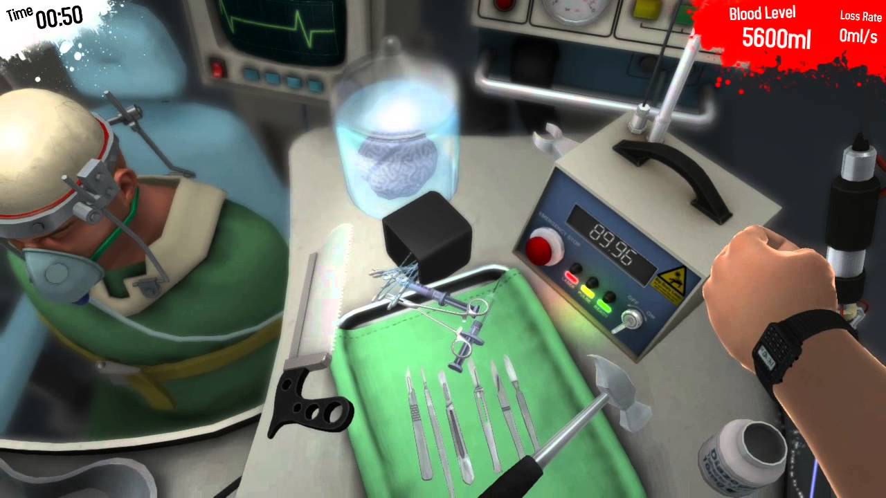 Surgeon Sim Episode 1 (Stab Him in The Face) - YouTube
