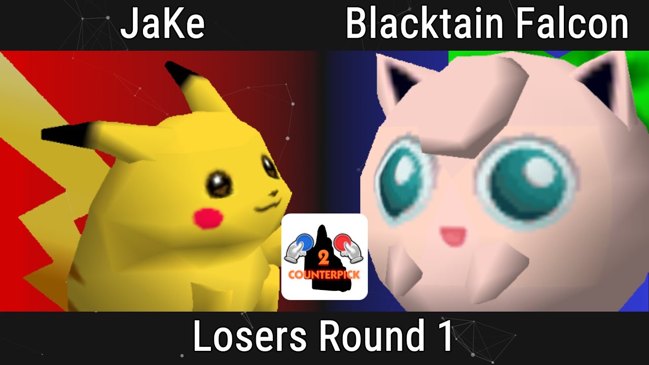 [CounterPick 2] Losers R1 - JaKe (Pikachu) vs Blacktain Falcon ...