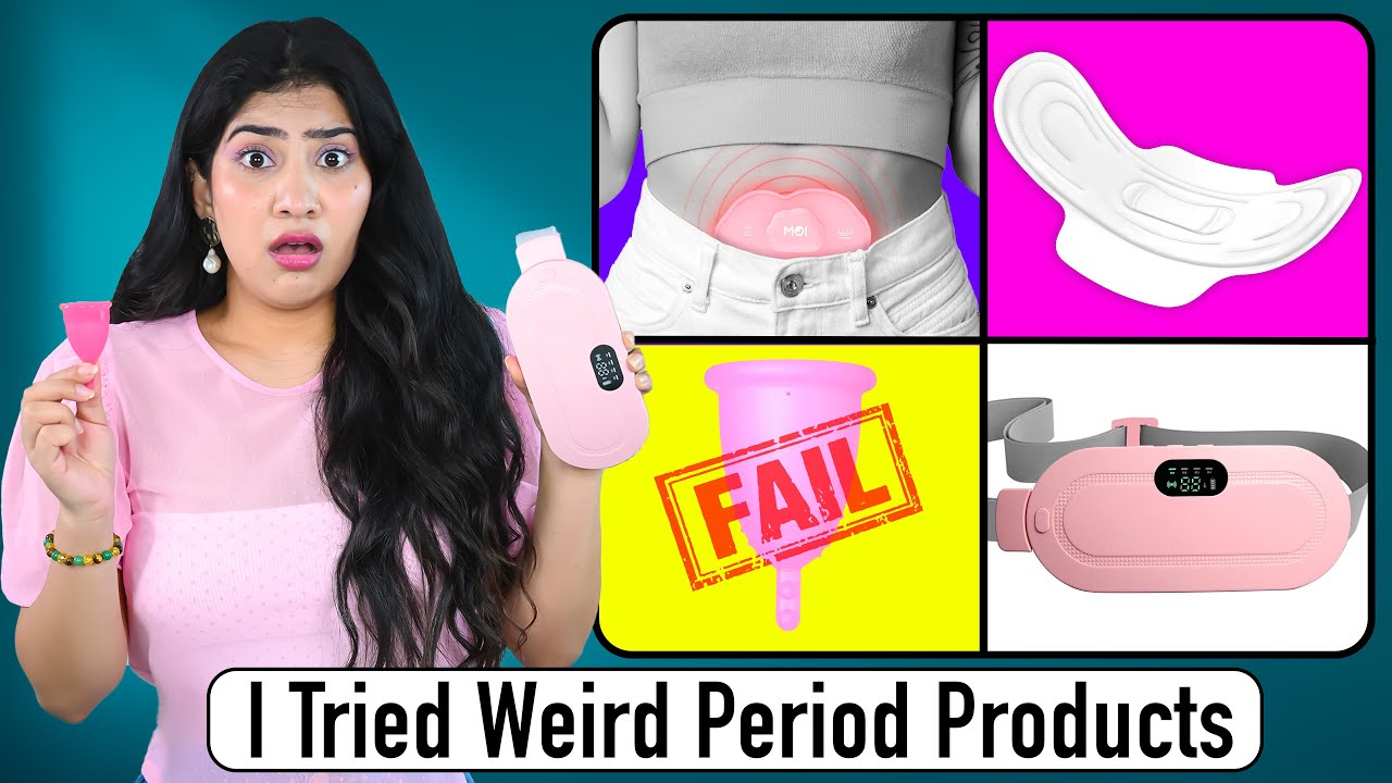 I Tried New Period 🩸 Products - Only For Girls 🤫 | Anishka Khantwaal ...