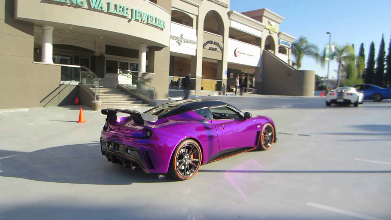 Lotus Exige & Custom Purple Evora - YouTube