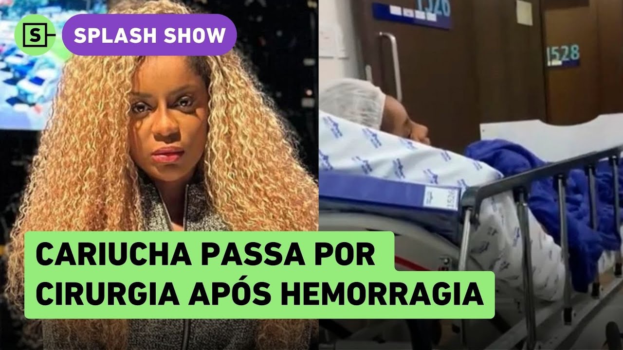 Cariucha faz cirurgia após sofrer hemorragia; apresentadora do SBT ...