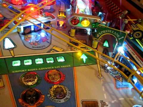 Williams Taxi pinball with playfield mods - YouTube