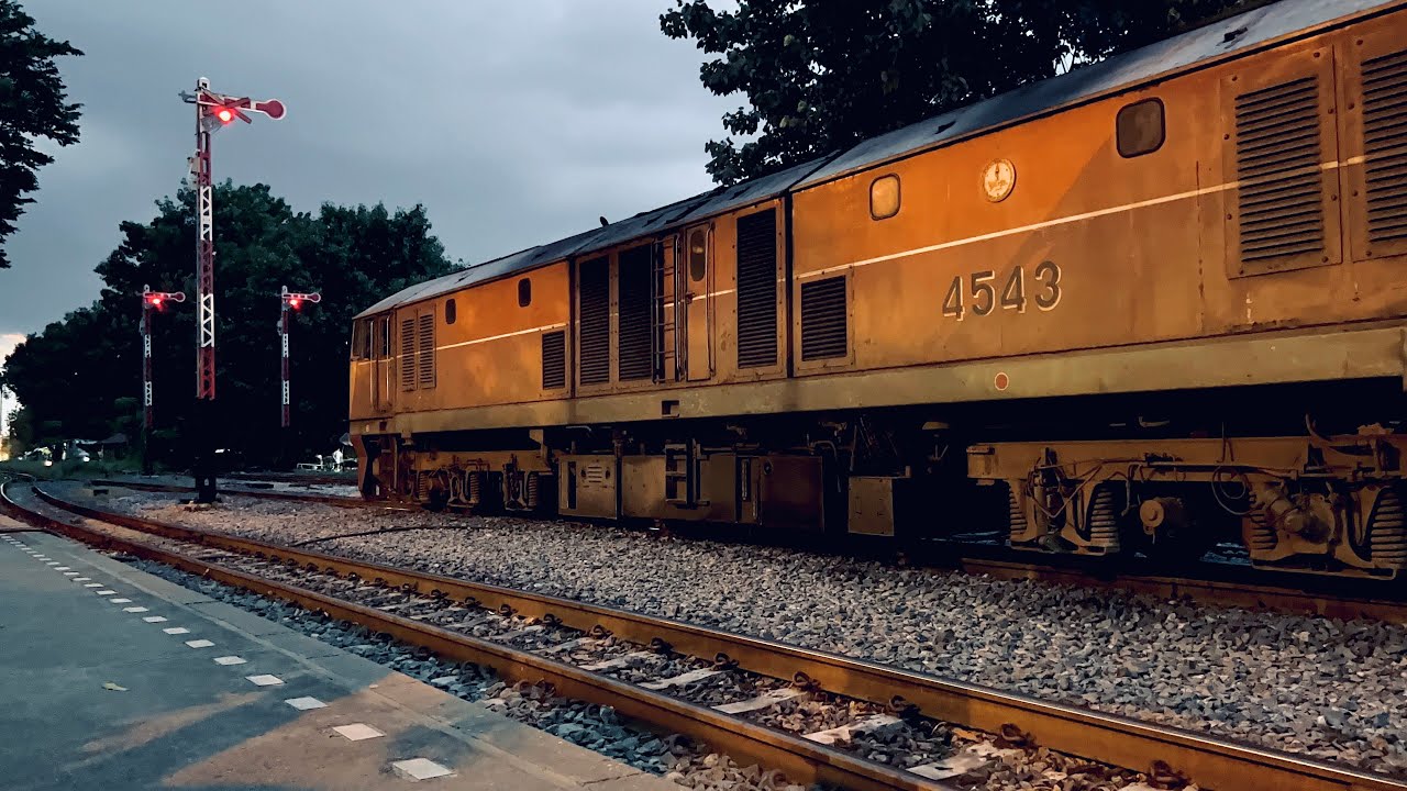 ขบวน 351 หัวรถจักร GEA 4543 Thailand Train - YouTube
