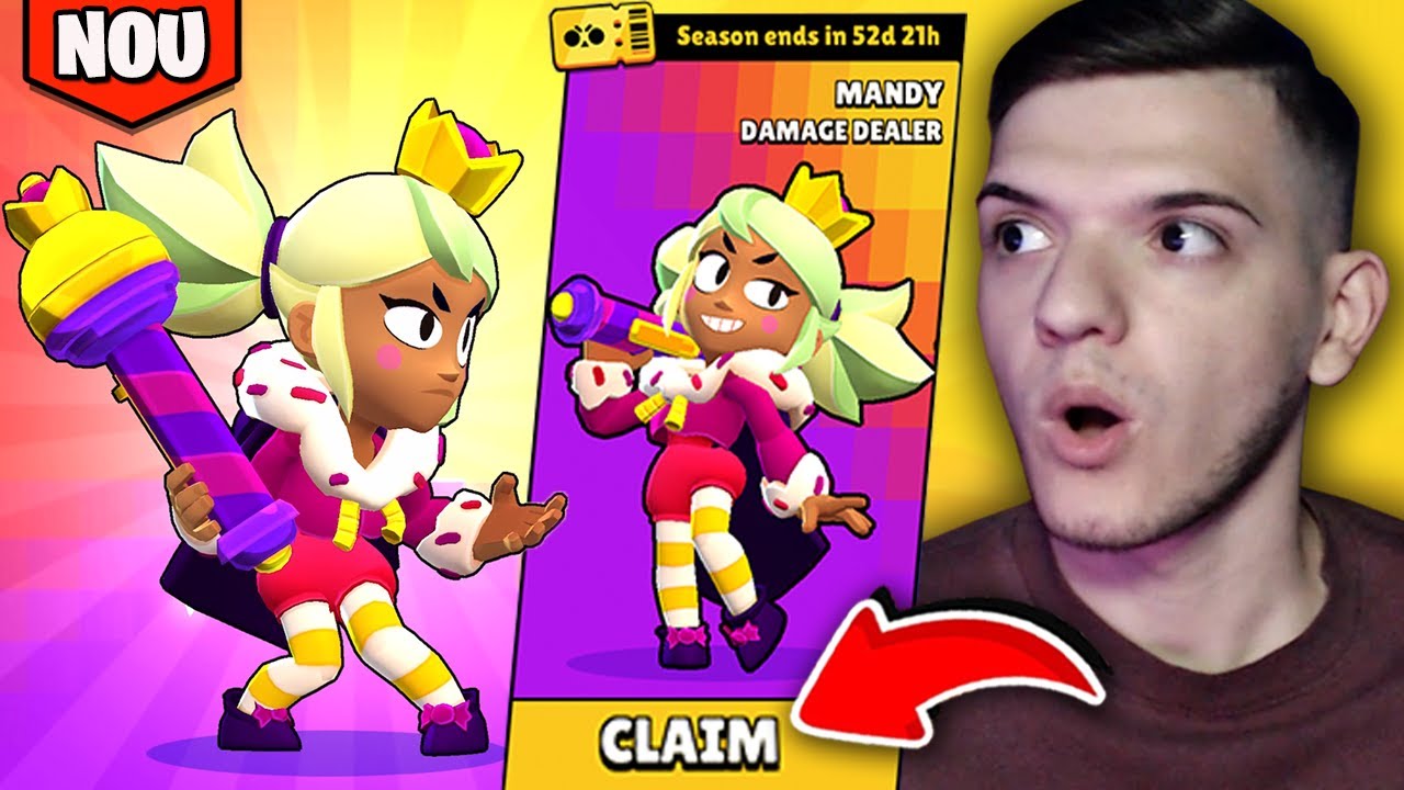 MANDY NOUL BRAWLER CHROMATIC din SEZONUL 16! Brawl Stars - YouTube